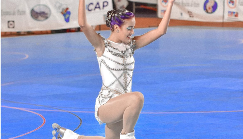 Final feliz para la patinadora que buscaba costear su viaje al ...
